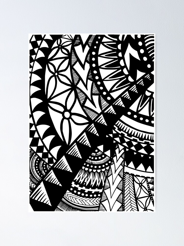 "Pacific Island Pattern 2" Poster for Sale by Hunter54nz | Redbubble