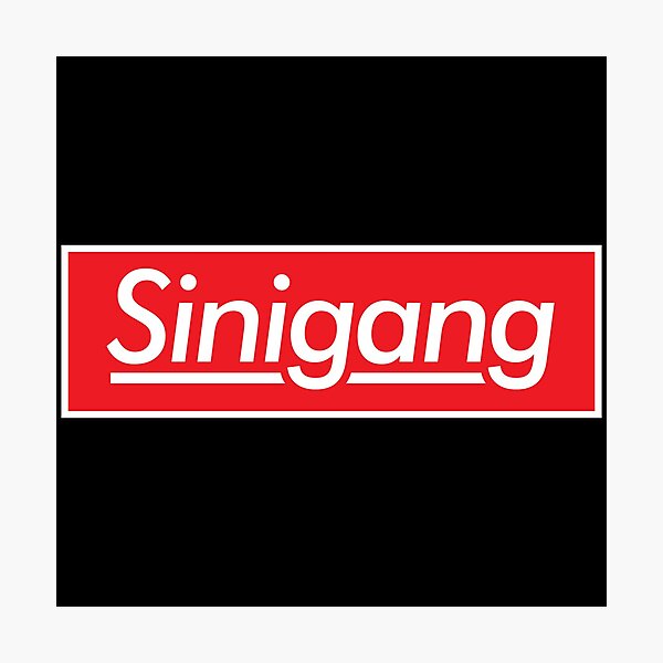 "Filipino Sinigang box Red Logo" Photographic Print by rhonstoppable27 ...