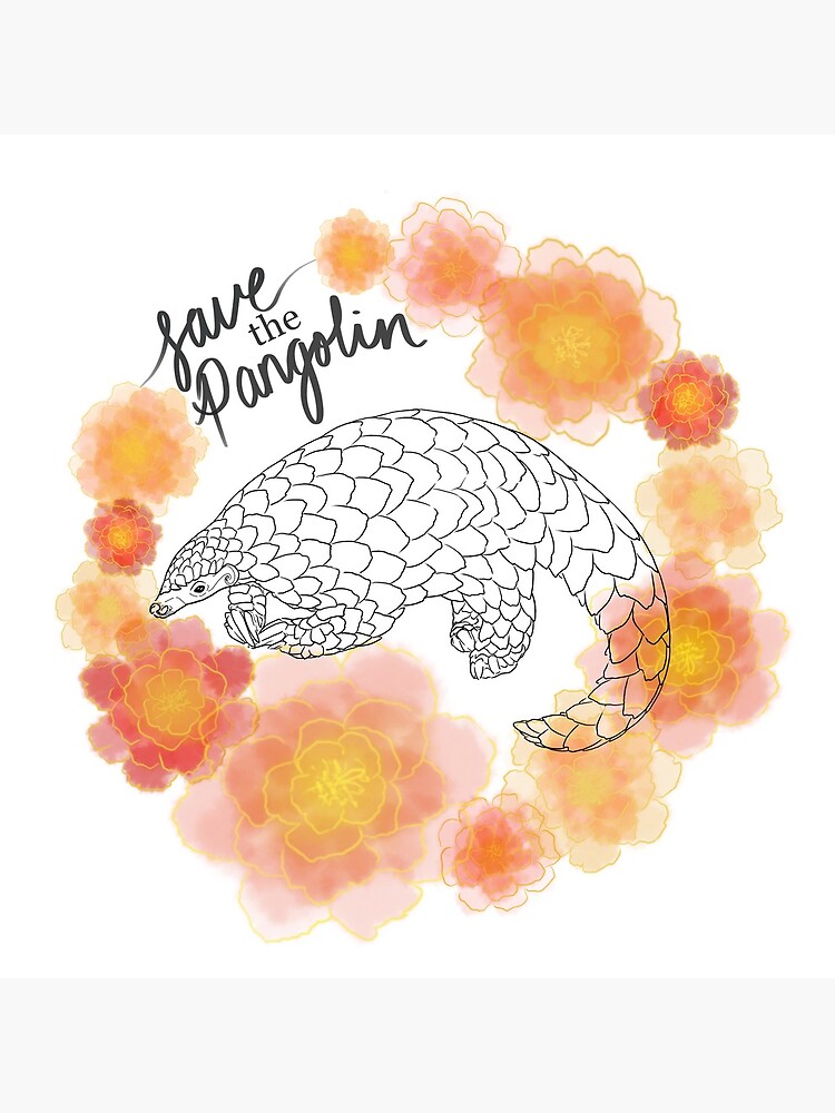 Save the Pangolin Premium Matte Vertical Poster sold by Iris Muddy ...
