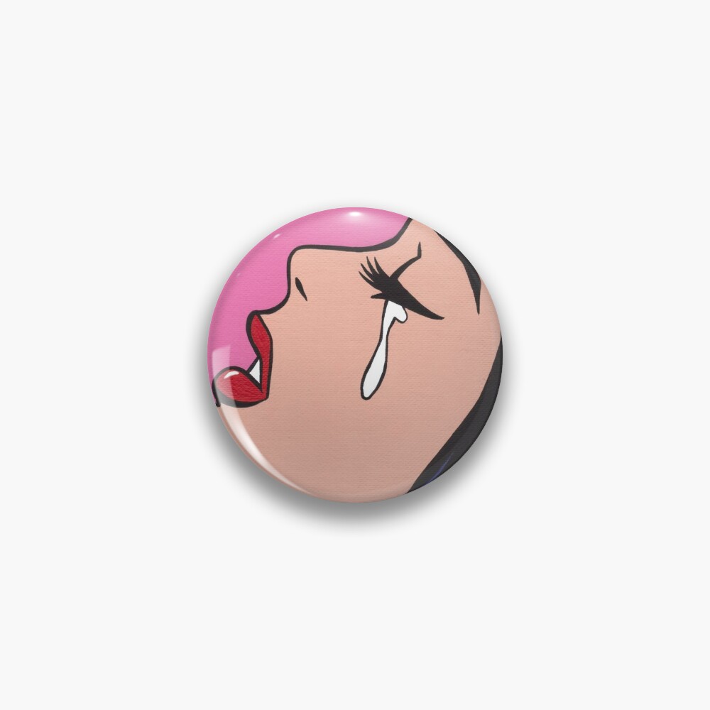 "Pop Art, Crying Girl" Sticker for Sale by art-matters | Redbubble