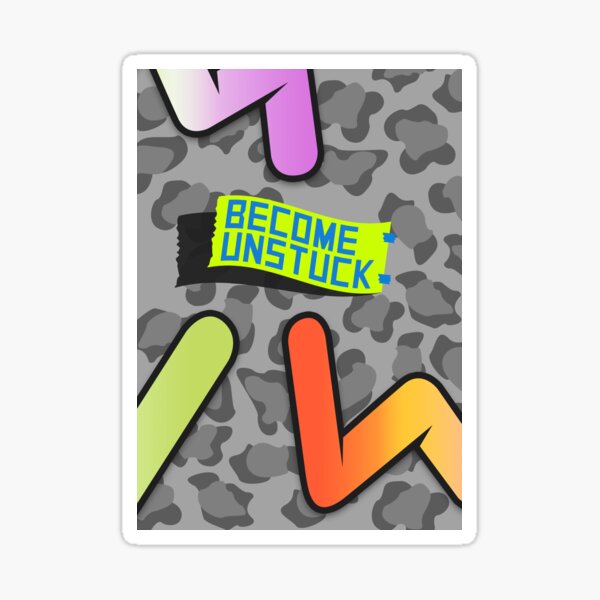 "Daniel Ricciardo - Become Unstuck" Sticker for Sale by TheZestyOranges ...