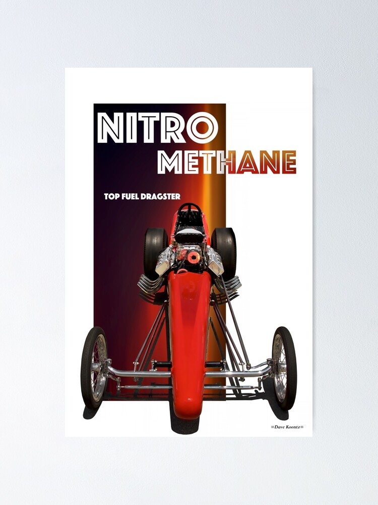 "Vintage Dragster 'Nitro Burner'" Poster by DaveKoontz | Redbubble