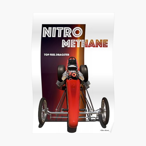 "Vintage Dragster 'Nitro Burner'" Poster by DaveKoontz | Redbubble