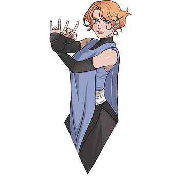 "Sypha" Sticker for Sale by JibletsDraws | Redbubble