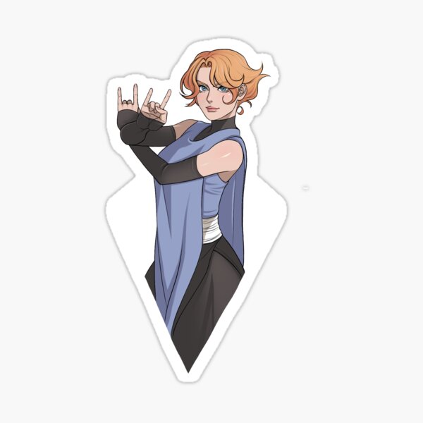 "Sypha" Sticker for Sale by JibletsDraws | Redbubble