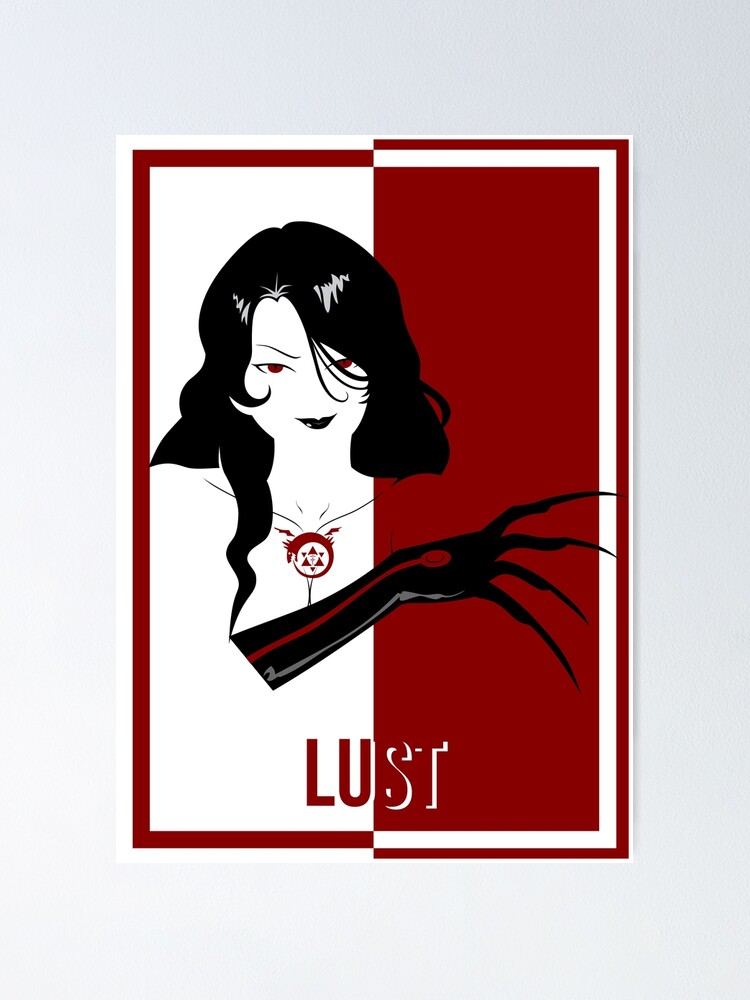 Póster «Lujuria Homúnculo Fullmetal Persona Alquimista Hermandad ...