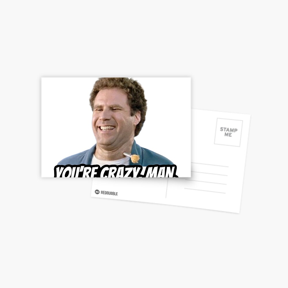 "Old School Will Ferrell " Sticker for Sale by HighStrangePop | Redbubble