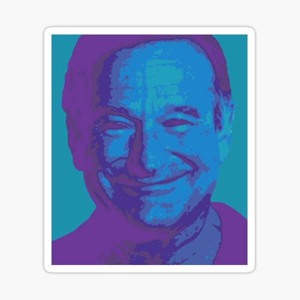 "Robin Williams" Sticker for Sale by MACK20 | Redbubble