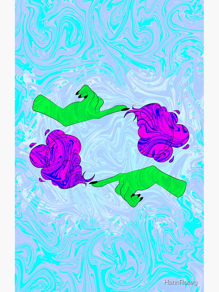 "Purple Poof" Sticker for Sale by HannRosey | Redbubble