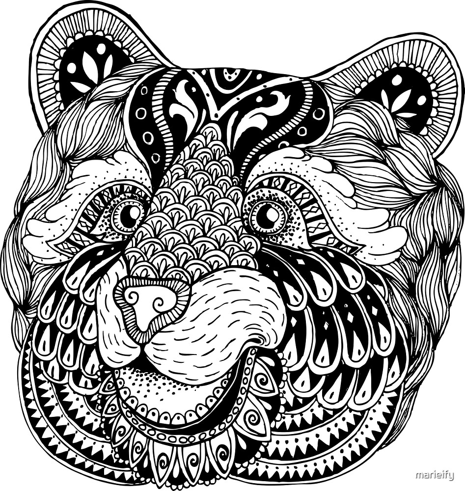 Zentangle Bear