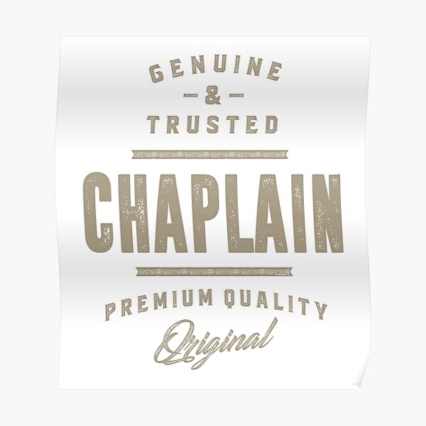 Chaplain Posters | Redbubble