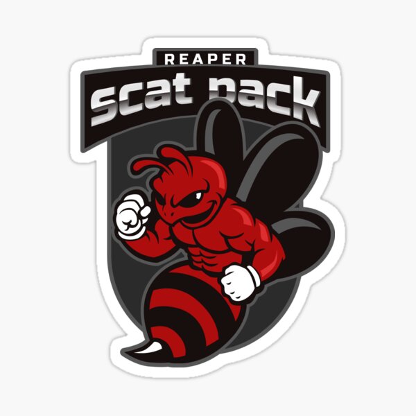 Dodge Scat Pack Stickers | Redbubble