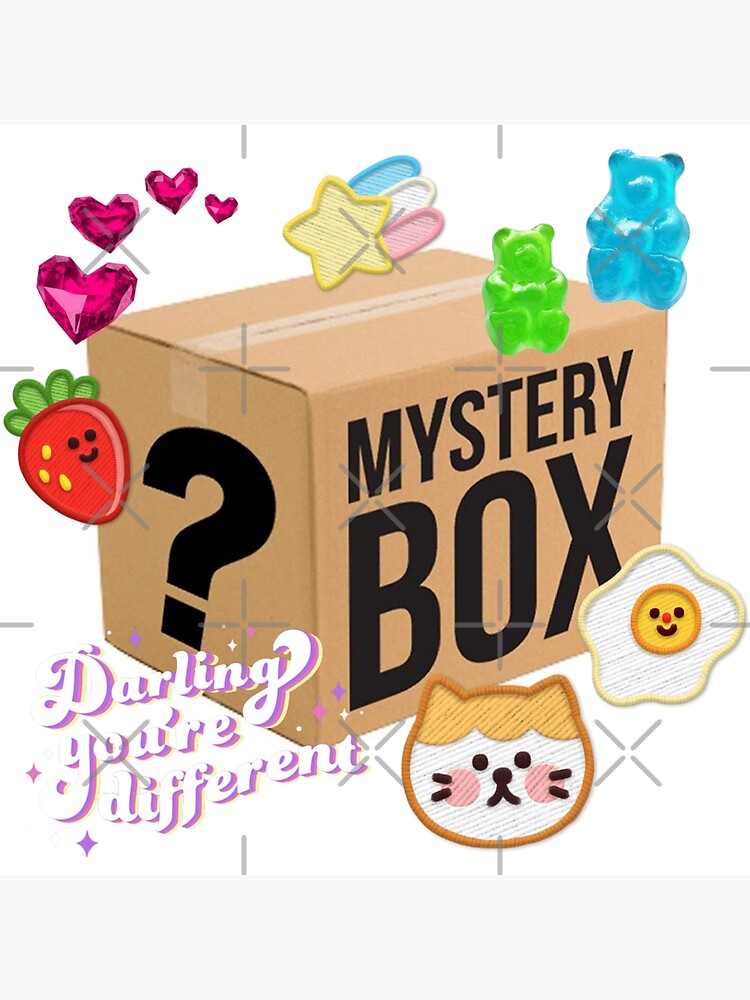 "Cute mystery box" Sticker by shopdesconocido | Redbubble