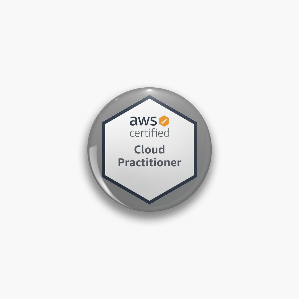 "AWS Certified Cloud Practitioner" Pin for Sale by barrysmithga | Redbubble