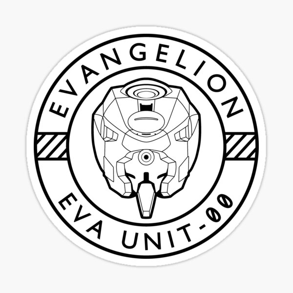 "Eva Unit-00" Sticker for Sale by MrBeckRO | Redbubble