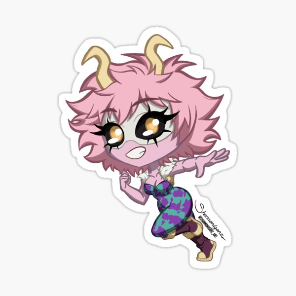 Pegatina «Chibi Mina Ashido» de shannoniganz | Redbubble