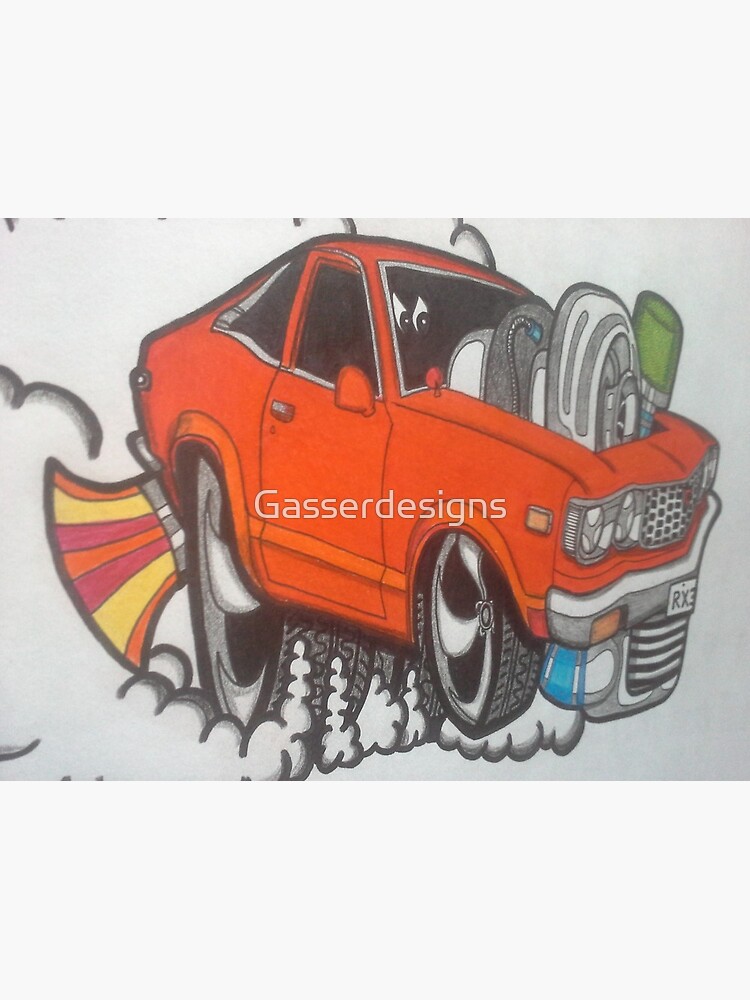 Lámina fotográfica «Mazda Rx3 Hotrod De Dibujos Animados» de ...