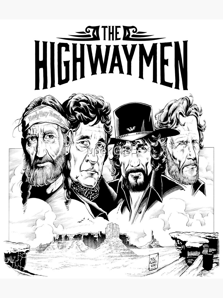 "the highwaymen highway men tour 2020 inewstv" Poster by upekGi85 ...