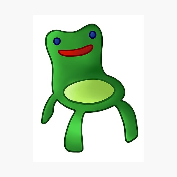 Froggy Chair Animal Crossing Photographic Prints | Redbubble