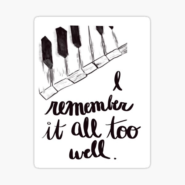 "all too well" Sticker for Sale by Rayre1997 | Redbubble