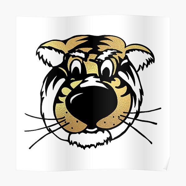 "Golden Truman the Tiger" Poster for Sale by allaiire | Redbubble