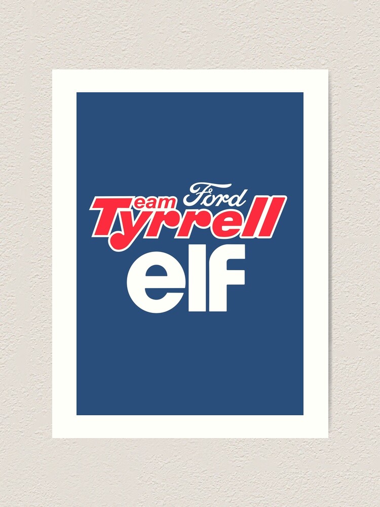 "Team Tyrrell Shirt, Sticker, Hoodie, Mask" Art Print by TheScrambler ...