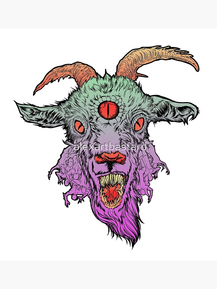 "EVIL CHIVO" Art Print by alexartbastard | Redbubble