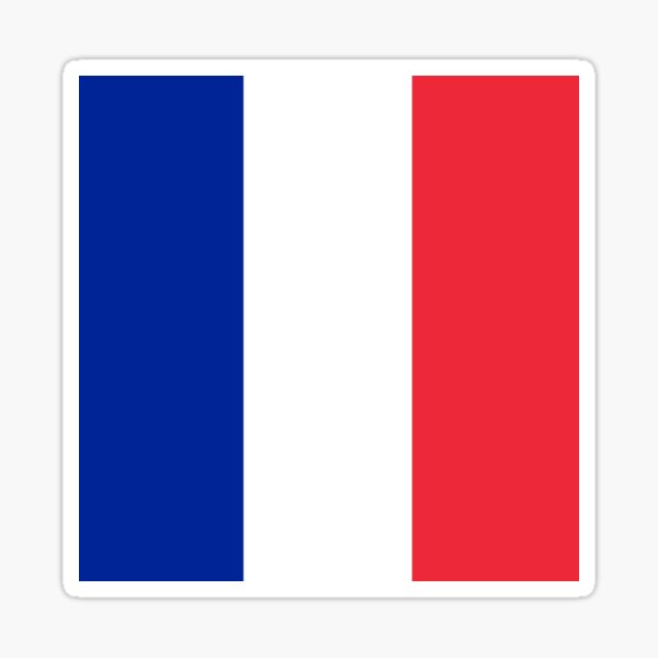 "France (flag)" Sticker by ColSmokie | Redbubble