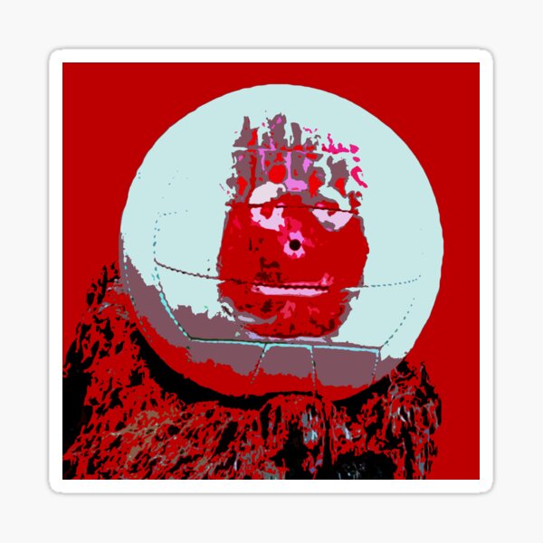 Castaway Wilson Tom Hanks Stickers | Redbubble