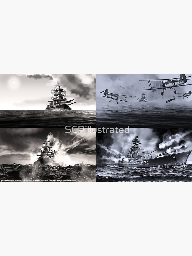 Scp 4217 The Bismarck Collection Poster For Sale By Scpillustrated Redbubble