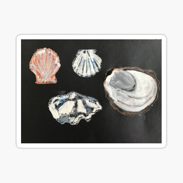 "FOUR SHELLS" Sticker for Sale by kamjkelley123 | Redbubble
