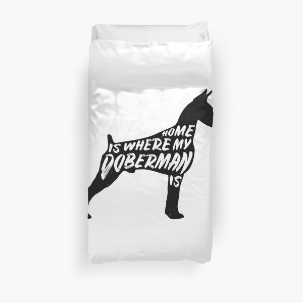 Doberman Duvet Covers | Redbubble