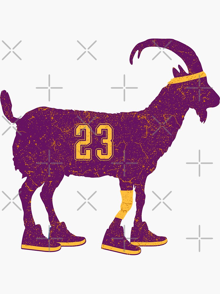 "Lebron James GOAT " Sticker by COURT-VISION | Redbubble