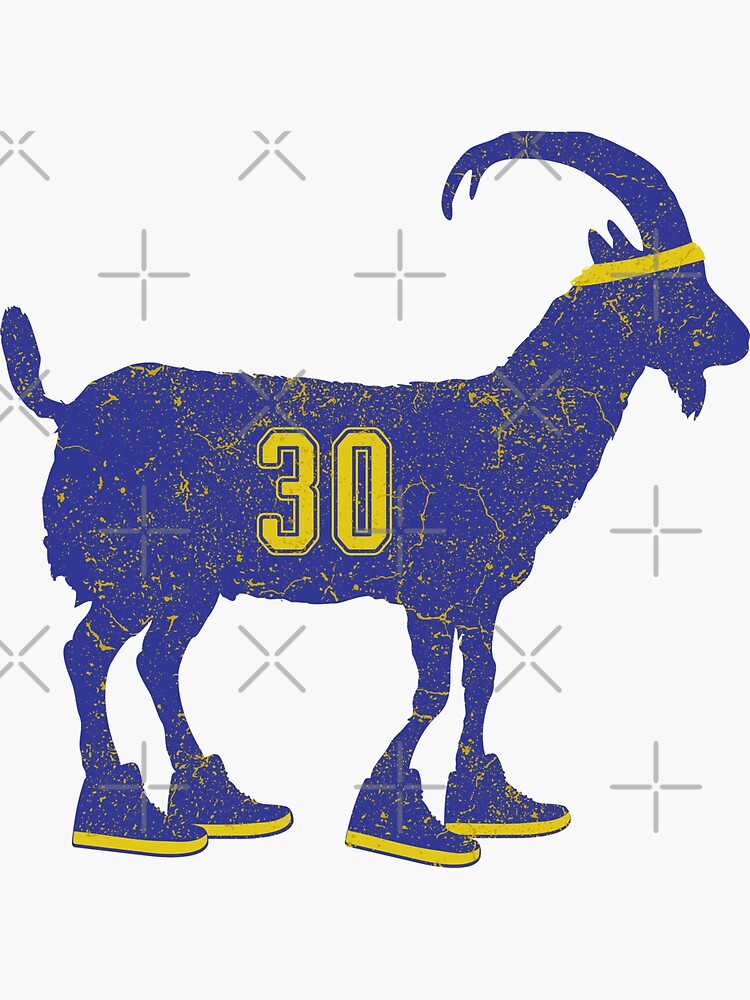 "Steph Curry GOAT " Sticker by COURT-VISION | Redbubble