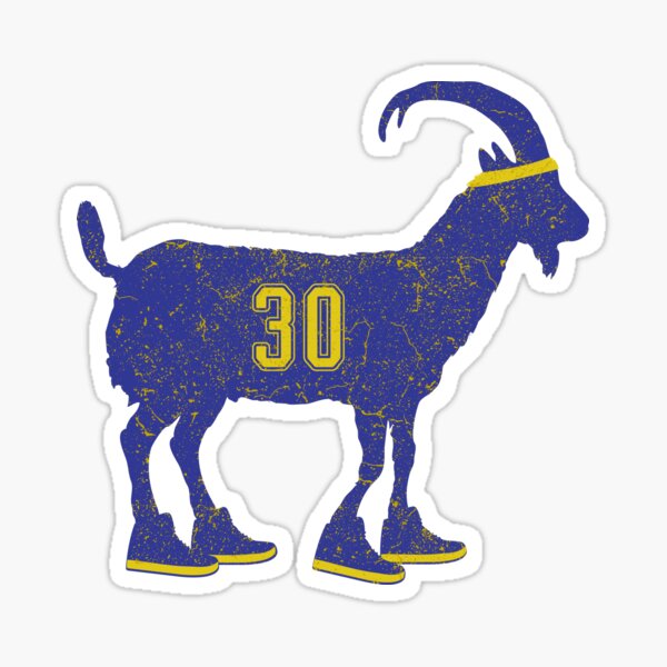 "Steph Curry GOAT " Sticker by COURT-VISION | Redbubble