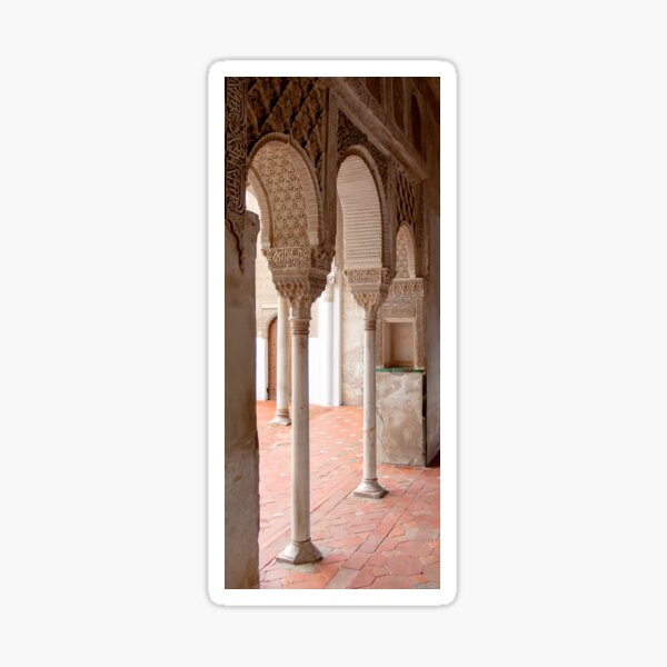 "Alhambra Two Columns" Sticker for Sale by WWestmoreland | Redbubble