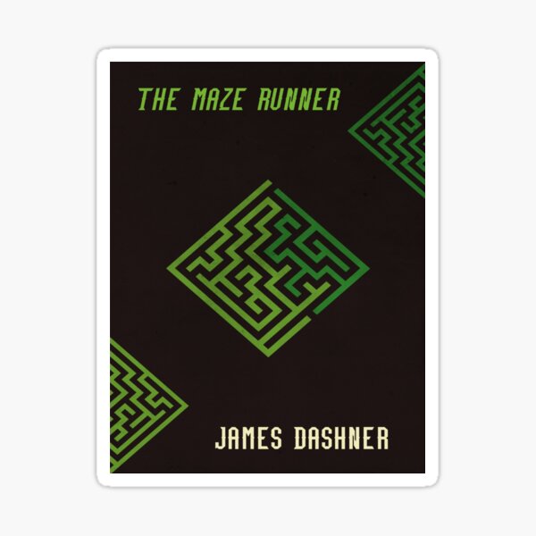 Pegatina «La portada del libro Maze Runner» de A5-TheGlue | Redbubble