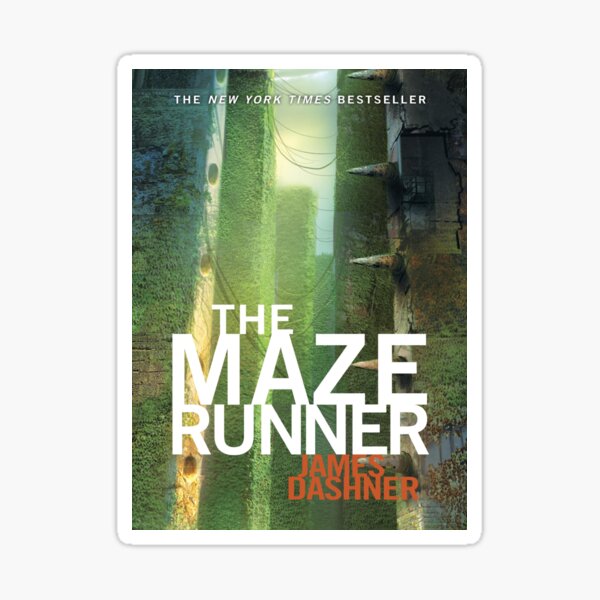 "The Maze Runner Book Cover 2" Sticker for Sale by A5-TheGlue | Redbubble