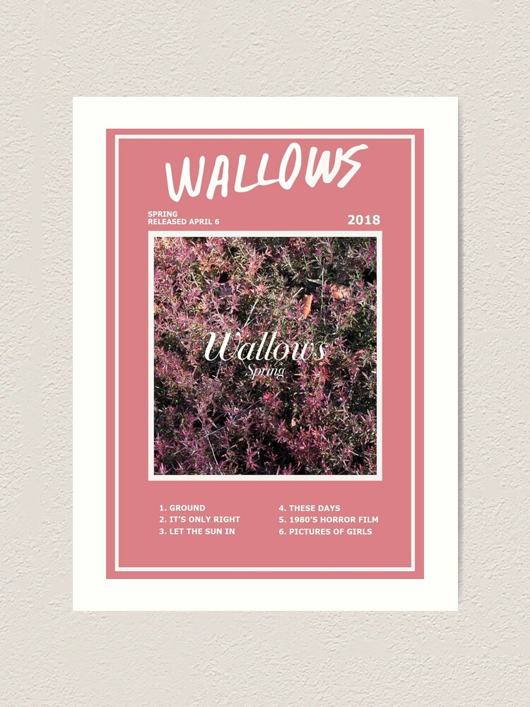 "Wallows Spring EP Poster" Art Print for Sale by slayingliar | Redbubble