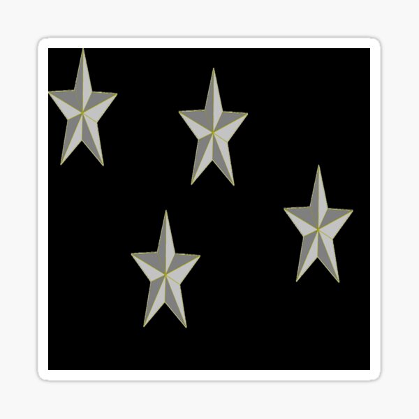 "Grey five point stars black pattern" Sticker by tetibright | Redbubble