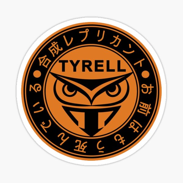"Tyrell Corporation Logo (Japanese)" Sticker for Sale by Jixsoh | Redbubble