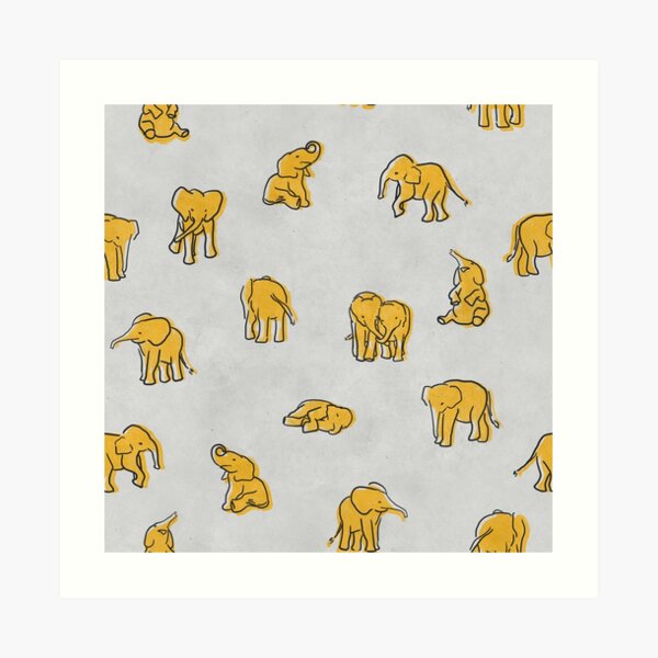 Yellow And Gray Paper Elephant Mike Kraus: The Yellow Elephant Artist
