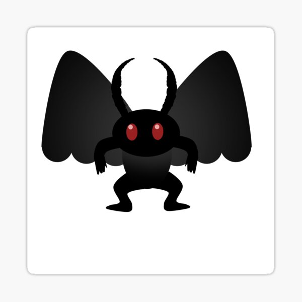 "Cute Mothman " Sticker for Sale by -Cheeky- | Redbubble