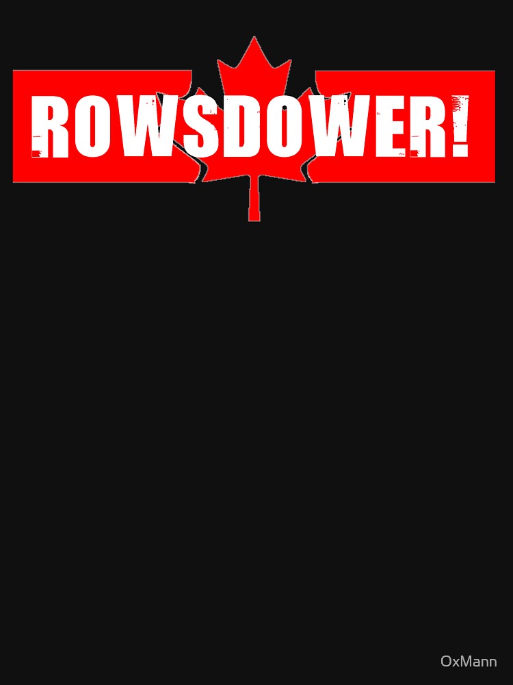 "Rowsdower!" Essential T-Shirt for Sale by OxMann | Redbubble