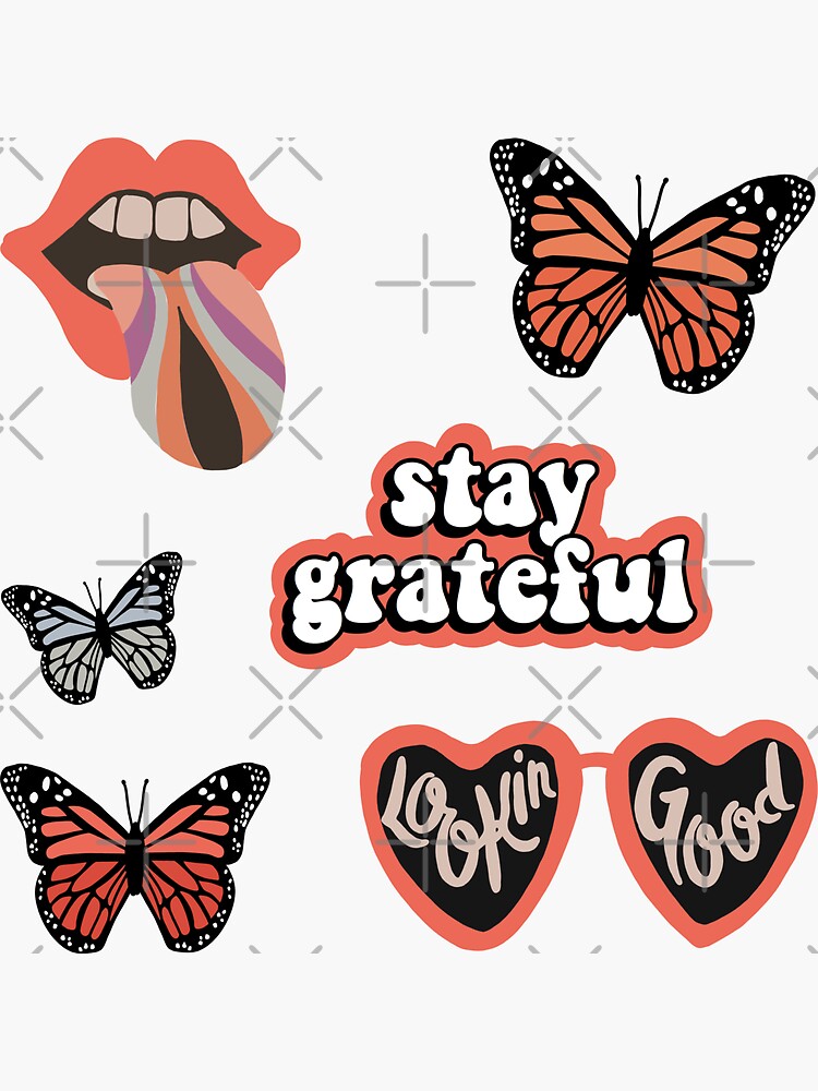 "Trendy Sticker Pack: lookin good pink" Sticker for Sale by ...