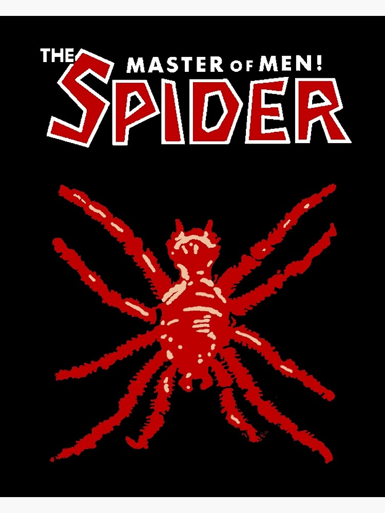 "The Spider: Master Of Men! Spider Logo (Digitally Restored)" Poster ...