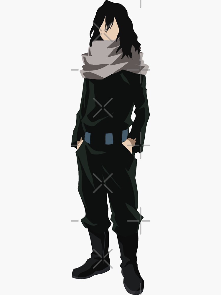 "my hero academia - eraserhead" Sticker by mario24757 | Redbubble