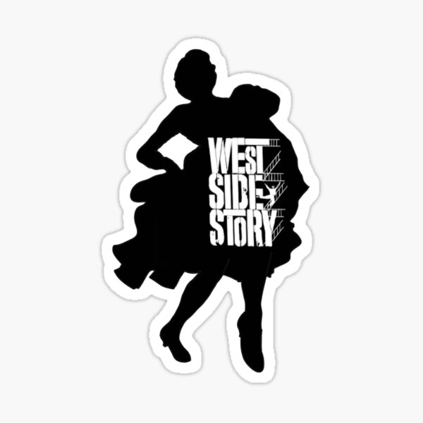 "West Side Story Sticker" Sticker for Sale by Surlepearl | Redbubble
