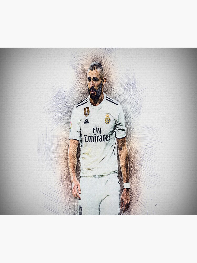 "Benzema" Sticker by jados34 | Redbubble