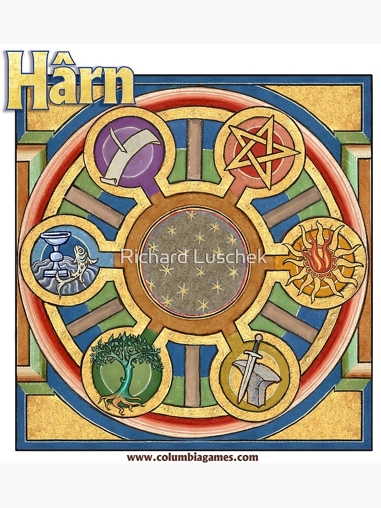 "Harnic Shek-Pvaric Wheel" Poster by Luschek | Redbubble